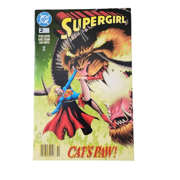 DC Comics | Other | Dc Comics Supergirl 2 Cats Paw 996 Comic Book ...